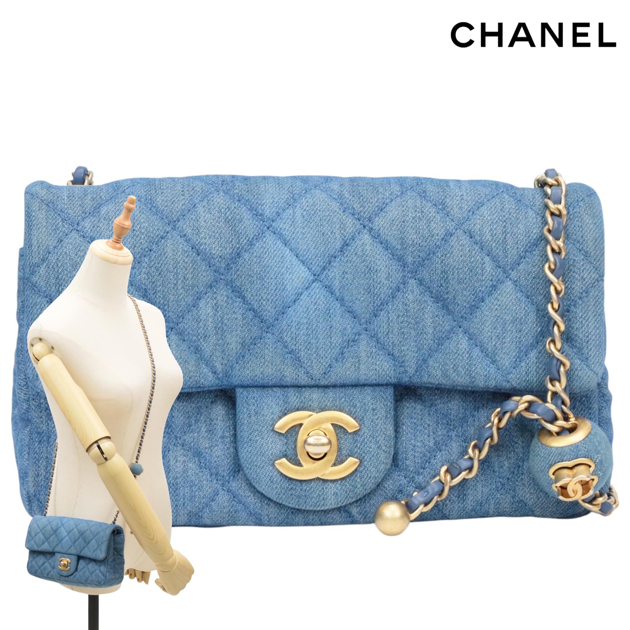 商品情報ブランドCHANELサイズサイズW（cm）19.5サイズH（cm）12サイズD（cm）5.5ショルダー高さ（cm）56素材デニム商品ランクAB商品状態デニム生地に色褪せや変色がございますが、比較的綺麗な商品でございます。商品について...