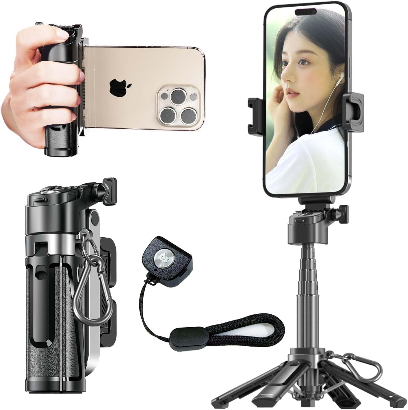 【超コンパクトなデザイン】折りたたみ式で、たった11.7cmの高さにコンパクト収納が可能です。軽量で携帯性に優れているため、ポケットやバッグに収まり、いつでもどこでも持ち運べます。旅行やお出かけ先でも気軽に持参できるサイズ感が魅力です。 【...