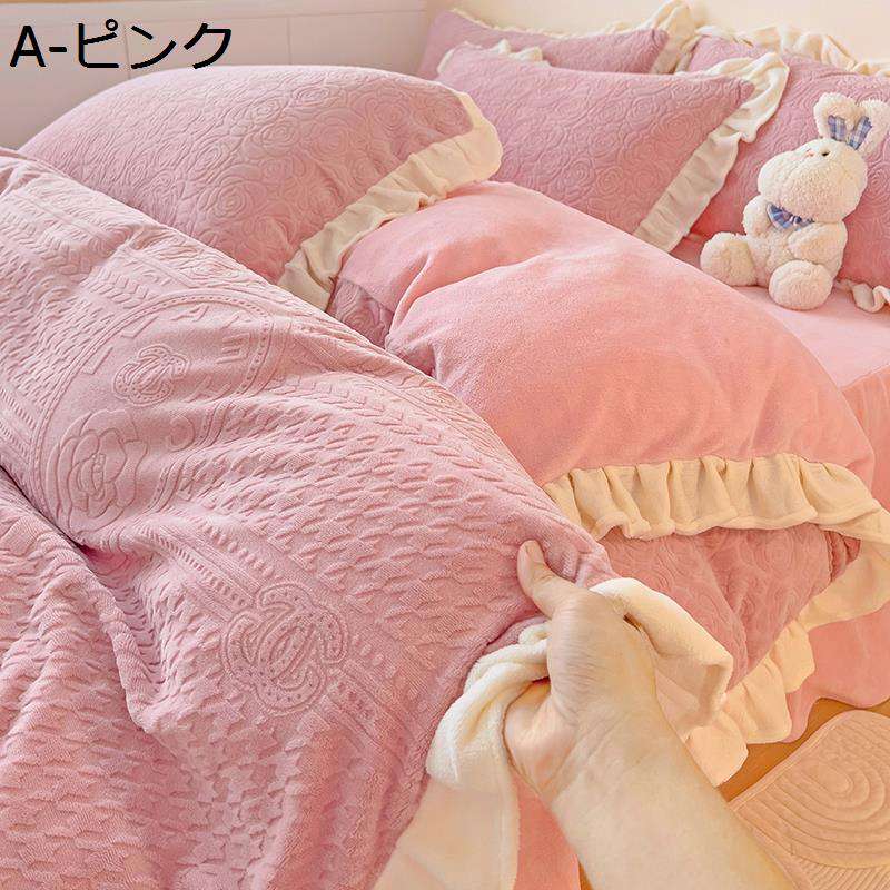 　　　 ◆◇◆人気の秘密◆◇◆ 【内容と仕様】シングル3点セット：掛け布団カバー?150X200cm　フラットシーツ?180X230cm　枕カバー?48X74cm（1枚）、セミダブル4点セット：掛け布団カバー?200X230cm　フラットシ...