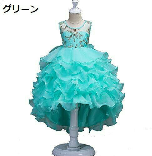 　　　 ◆◇◆人気の秘密◆◇◆ ●サイズ：100センチメートル-170センチメートル、ガールズドレス年齢2--15歳、最も正確なフィット感のために、私たちが購入する前に詳細な測定をお調べください。 ●素材：ポリエステル+綿、高品質のソフトチ...