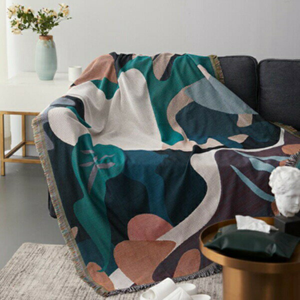 　　　 ◆◇◆人気の秘密◆◇◆ 【製品仕様】：多機能、四季通用、北欧風、フリンジ付き、幾何模様。両面も使用できます。簡単な幾何学の図案で、人に静かで快適な感じを与えて、ほどんとの内装風格に適用します。 【楽にお手入れ】ご家庭の洗濯機でお洗濯...