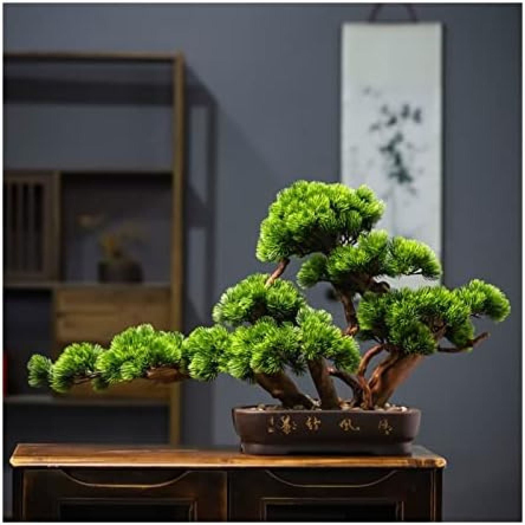 　　　 ◆◇◆売れている秘密◆◇◆ コミュニケーションの古代芸術と現代芸術が融合した人工植物盆栽。オフィスやお部屋に緑を加え、モノトーンの環境を活気づけます。 リアルな見た目のフェイク盆栽。水やりや手入れ不要で美しさを楽しめ、環境をナチュラ...