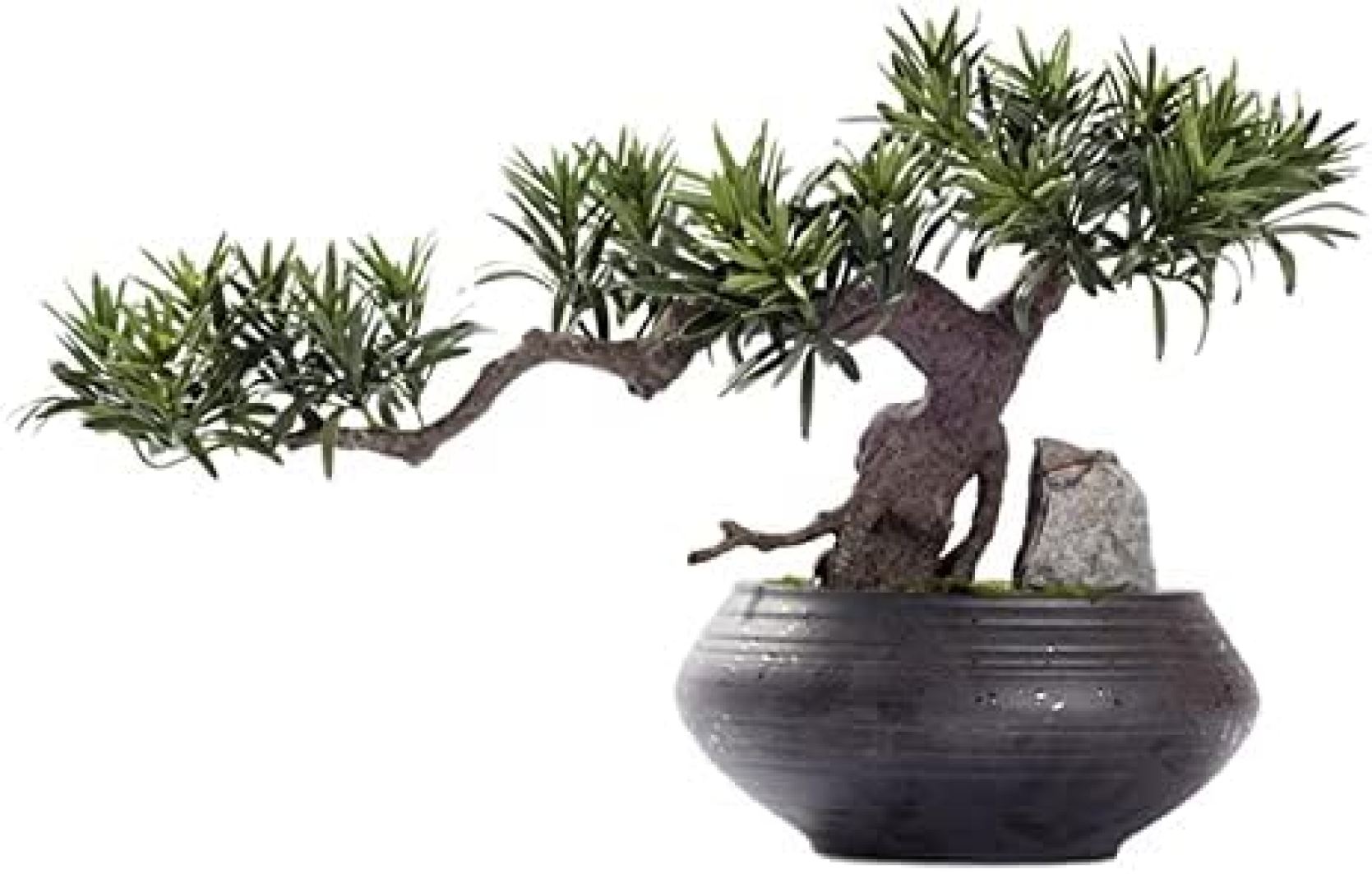 　　　 ◆◇◆売れている秘密◆◇◆ 材質：セラミック、シリコン、無垢材；サイズ：50×21×30cm。 真の芸術品：盆栽は富や高貴な業績を象徴し、家族や友人に喜ばれる贈り物として最適です。 簡単なメンテナンス：水や日光を気にすることなく、リ...