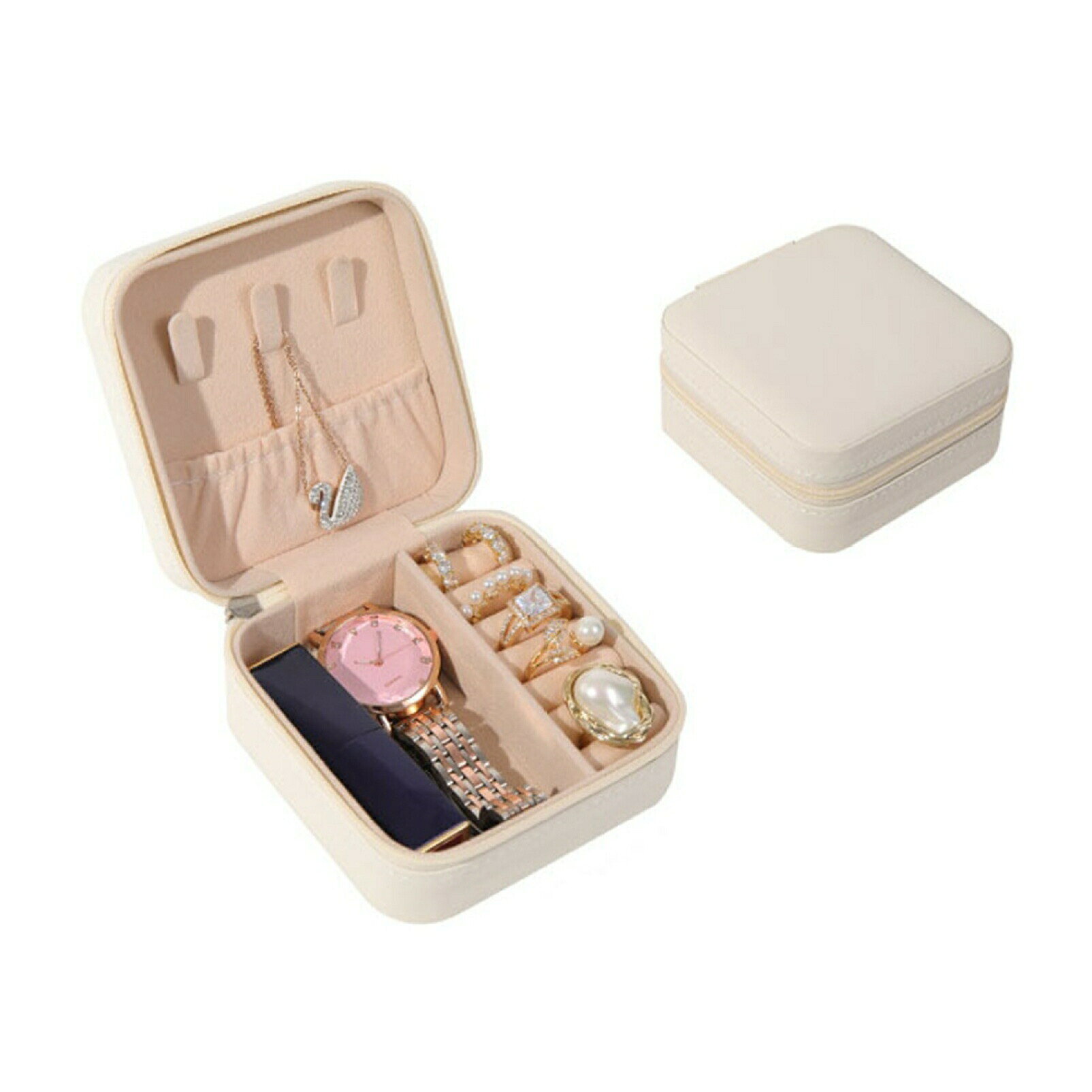 　　　 ◆◇◆売れている秘密◆◇◆ 【ジュエリーボックス仕様】：サイズ：長さ10cm×幅10cm×高さ5cm、重さ：約100g、メイン素材：PUレザー、ベロア。デザインがかわよくておしゃれ、カラーが上品で美しく、細部まで精巧なアクセサリーケ...