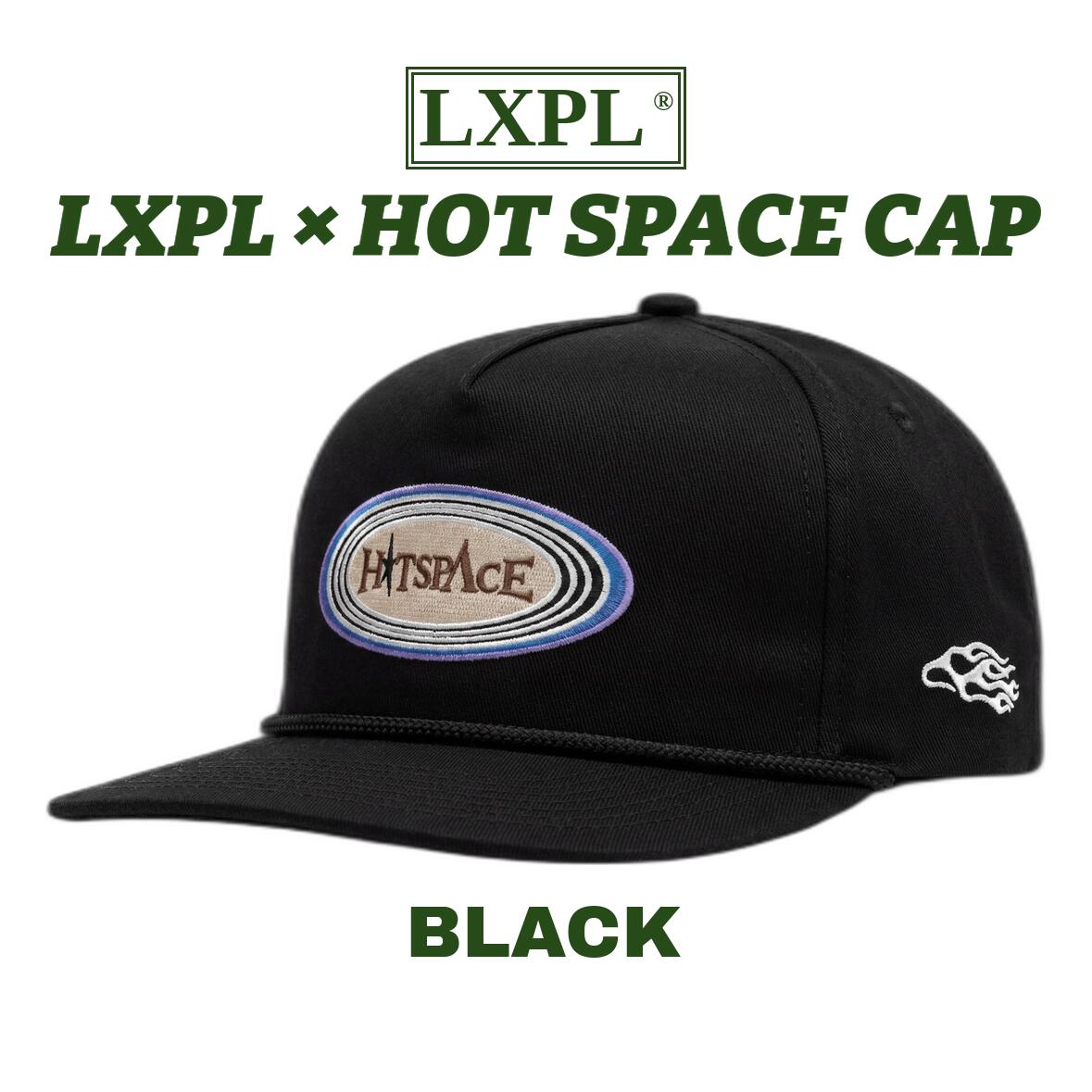 LXPL×HOT SPACEのコラボキャップ販売開始！ 1970〜80年代のアメリカントラックドライバーキャップを彷彿とさせる、クラシックなディテールが詰まった一点です。 フロントには、楕円のオーバルワッペンに「HOTSPACE」のグラフィ...