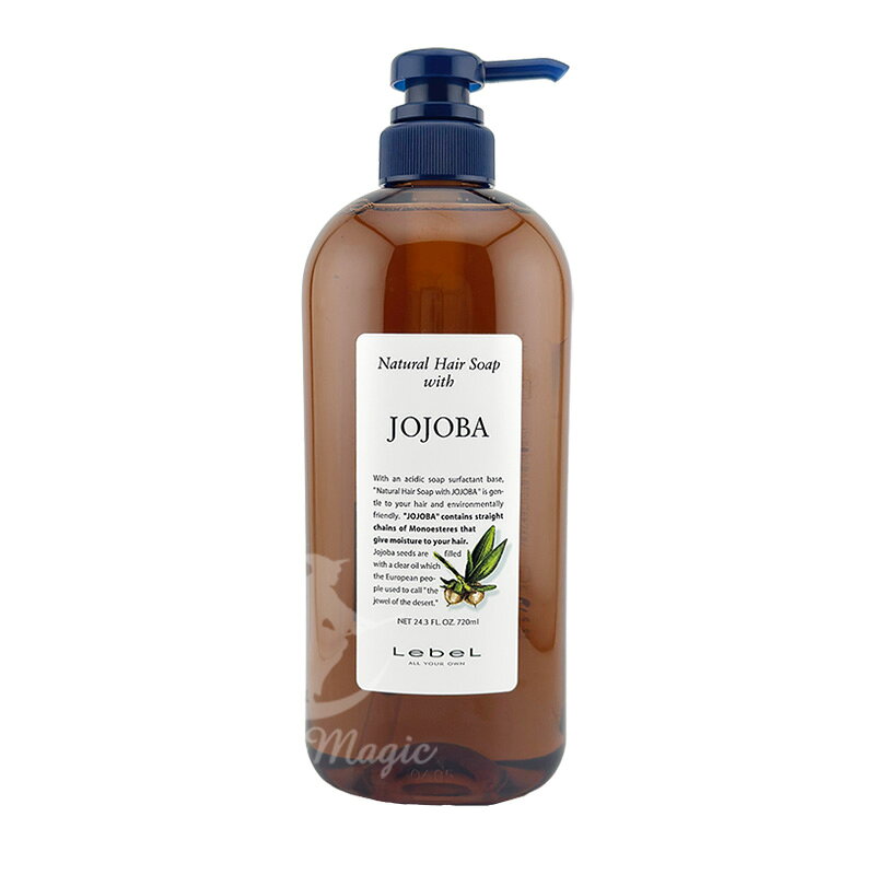 商品情報商品名ナチュラル ヘア ソープ ウィズ（ホホバ）シャンプー 720mL　×　1本商品区分化粧品用途シャンプー内容量720ml　×　1本成分表示水、ラウレス-4酢酸Na、コカミドDEA、コカミドプロピルベタイン、ラウリルベタイン、PE...