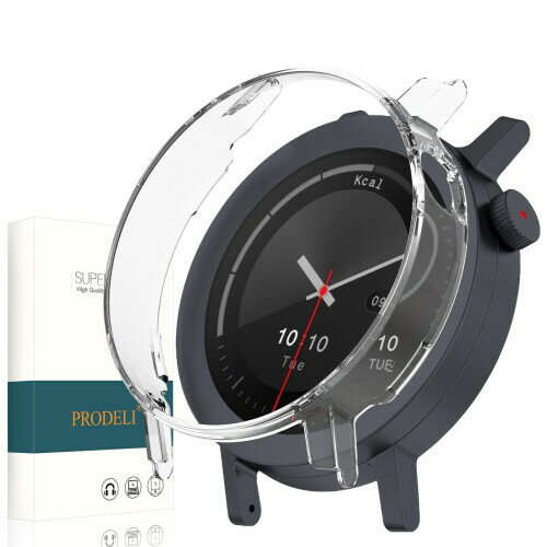 PRODELI For CMF By Nothing Watch 3 Pro 専用 ケース PC素材 キズ防止 耐衝撃 取り付け簡単 軽量 防塵 cmf by nothing watch 3 pro 用 保護カバー（透明） 【対応機種】Fo...
