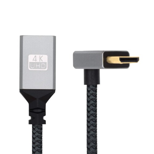 CY 4 KケーブルType-C MINI HDMI 1.4オス90度下角からHDMIメスDV MP 4カメラDCノートパソコンHDTV拡張ケーブル CY 4 KケーブルType-C MINI HDMI 1.4オス90度下角からHDMIメス...