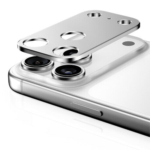 JFStene カメラカバー いPhone17pro 用 カメラ保護 iPhone17プロ 対応 レンズカバー アルミ合金製 耐衝撃 キズ防止 撮影影響なし 一体感 1枚入り (シルバー, iPhone17Pro 用) 【対応機種】iPho...