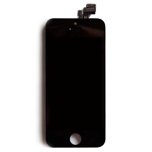 HJ iPhone5 修理用フロントパネルセット ブラック iPhone5用のフロントガラス、デジタイザ(タッチパネル)及び液晶LCDの一体型セット.修理交換用の工具キットが付属しています。 取り付けにはある程度の知識と技術が必要ですので、...