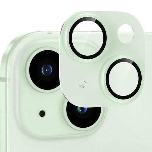 カメラフィルム iPhone15/iPhone15 Plus用 カメラ保護 アルミ合金製 強化ガラス アイフォン15/15plusカメラカバー キズ防止 耐衝撃 露出オーバー防止 超高透過率 あいふぉん15/あいふぉん15プラス レンズカバ...