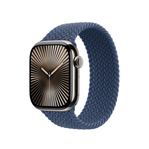 コンパチブル apple watch バンド ブレイデッドソロループ 柔らかいシリコーン糸混紡リサイクルヤーン素材 ステンレス留め具 apple watch ultra3/ultra2/ultra/10/9/8/7/6/5/4/3/2/1/...
