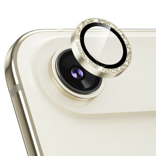 Podick レンズカバー iPhone Air用 カメラフィルム キラキラ 9H強化ガラス アルミ合金 耐衝撃 いphone17Air カメラ保護 高透過率 キズ防止 露出オーバー防止 全面保護 気泡ゼロ 指紋防止 貼り付け簡単 アイフォ...