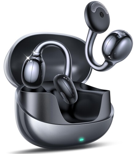 JOYROOM イヤーカフ型イヤホン オープンイヤーイヤホン ワイヤレス Bluetoothイヤホン 13mmダイナミックドライバー 左右チャンネル自動認識 全表面タッチでき マルチポイント接続/Bluetooth5.4/専用アプリ/IPX...