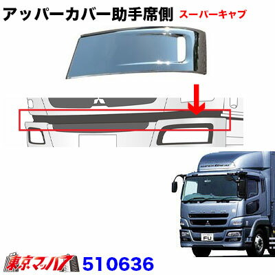 ■バンパーアッパーカバーL 助手席側 ■適　合:07スーパーグレート　H22.4〜H29.4 ■タイプ:スーパーキャブ車用 ■材　質:樹脂メッキ ■寸法：高さ　195mm ■メーカ:ジェットイノウエ 【2018年12月登録】