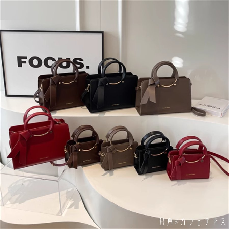 バッグ 4色 5種類 ショルダーバッグ 大きめ 小さめ ストラップ 斜め掛け マチ付き 肩掛け 持ち手 PU レザー エレガント 可愛い 大人可愛い きれいめ シンプル カジュアル シック コンサバ 華やか 大人 上品 おしゃれ お洒落 主...