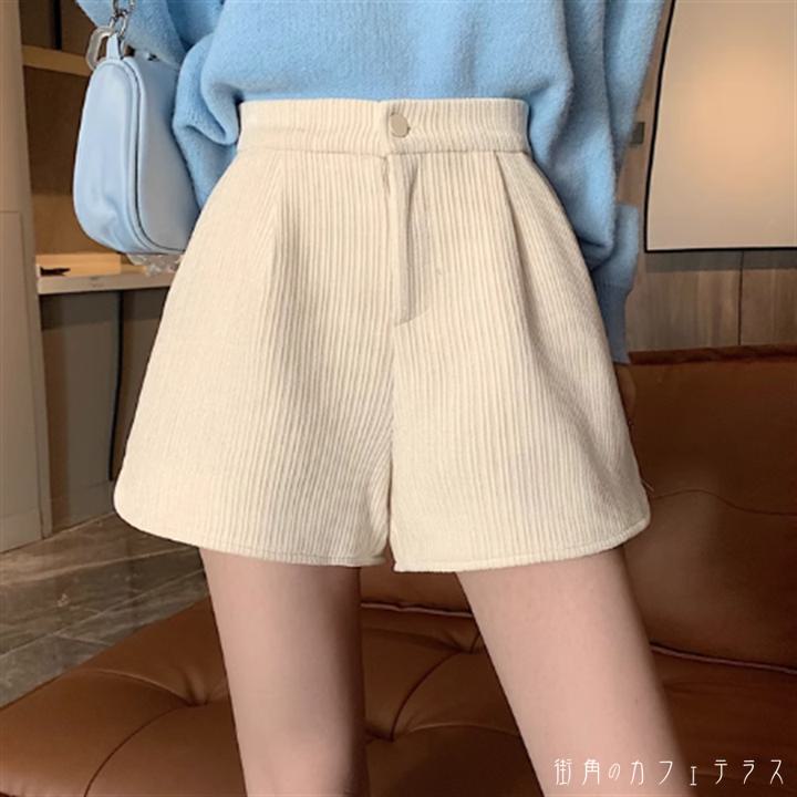 パンツ ボトム 2色 ショートパンツ フレア Aライン ポケット ハイウエスト 厚手生地 かわいい 大人可愛い 大人女子 綺麗 シンプル カジュアル 大人 上品 おしゃれ お洒落 こなれ感 ラフ コンサバ 着痩せ レディライク ヘルシー 無...