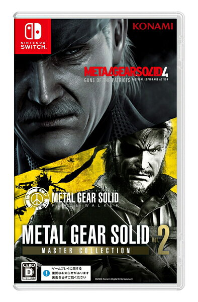 早期購入特典：DLC（初回封入） 【新品】METAL GEAR SOLID : MASTER COLLECTION Vol.2 [Switch版] 対応機種：ニンテンドースイッチ(NS) ジャンル：タクティカル・エスピオナージ・オペレーショ...