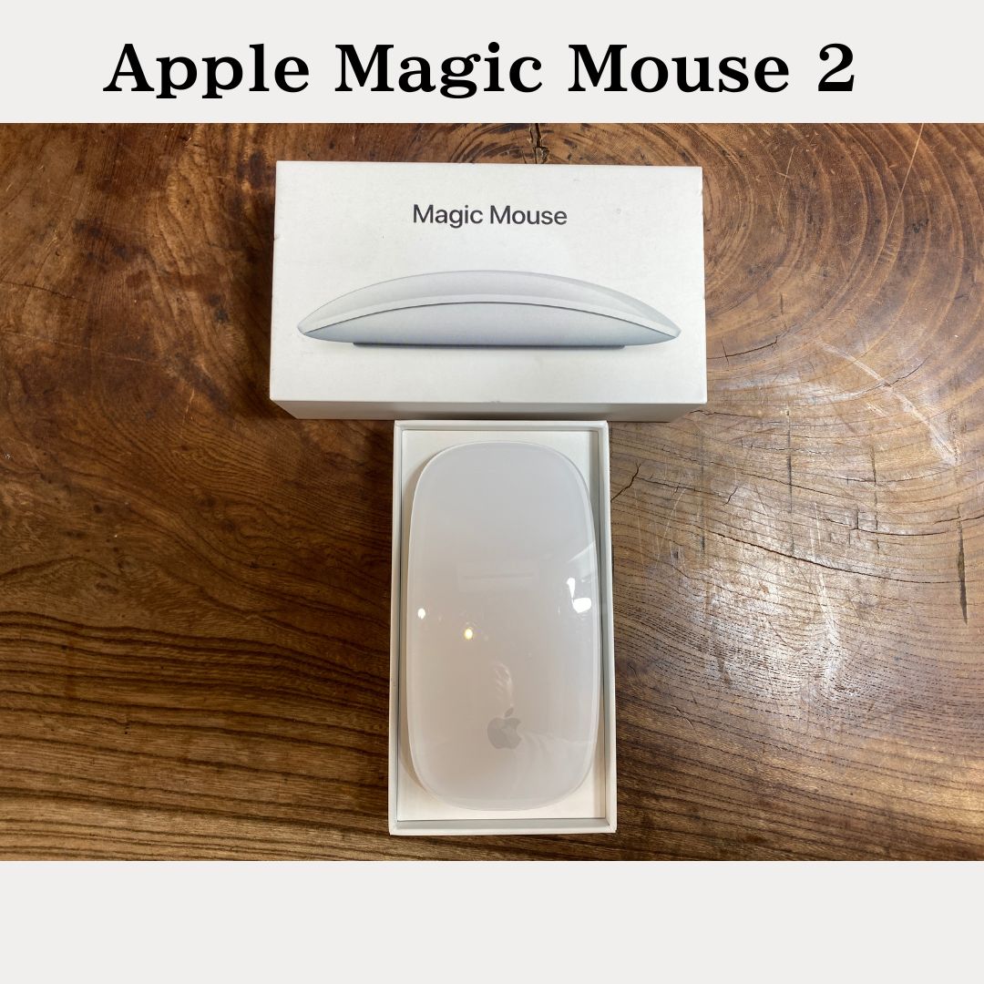 ・商品名：Magic Mouse 2 ・型番：MLA02J/A ・モデル番号：A1657 ・接続方式：Bluetooth（ワイヤレス） ・カラー：ホワイト
