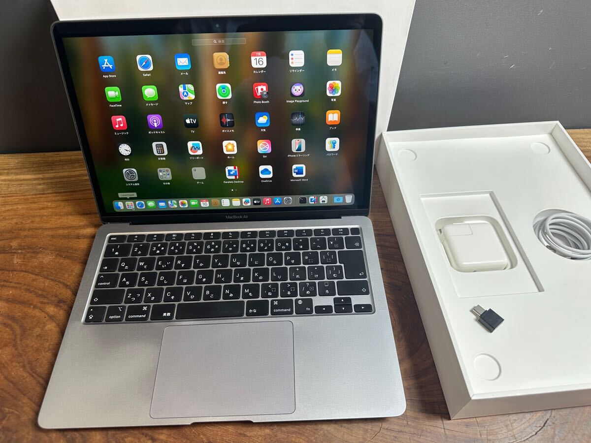 製　品　仕　様 商品名 「極美品」MacBook Air (13-inch, M1, 2020) /M1 8コア/8GB/SSD256GB/Windows11/office2021/バッテリー90% A2337 システム Mac OS Se...