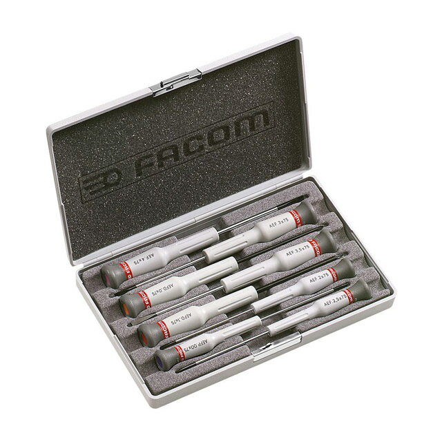商品説明 セット内容 ・マイナスドライバー 5本： 　AEF.2×75 / AEF.2.5×75 / AEF.3×75 / AEF.3.5×75 / AEF.4×75 ・プラス（Phillips®）ドライバー 1本： 　AEFP.00×75...