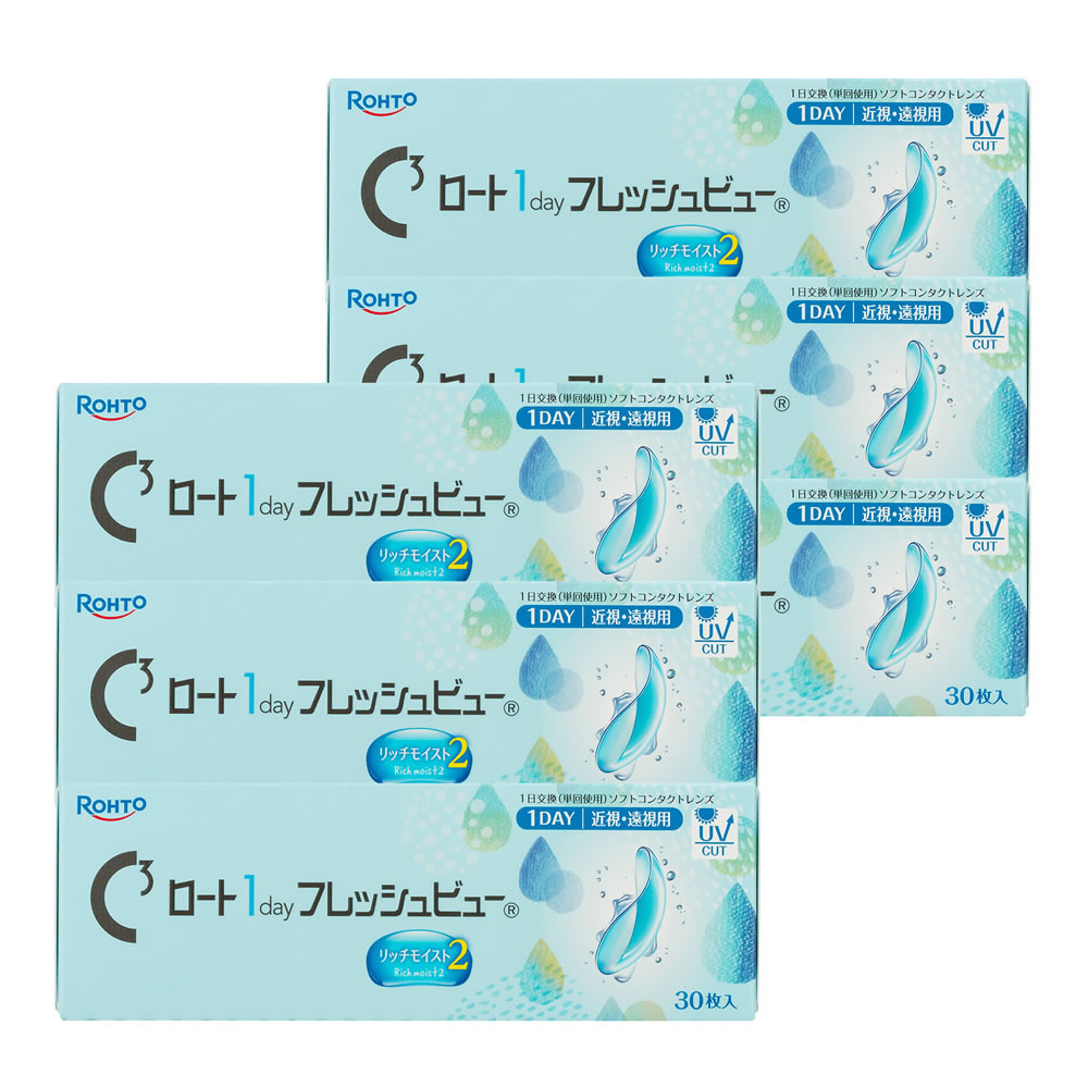 [ 商品詳細 ]商品名Rohto リッチモイスト2 30枚入 6箱装用期間1日枚数1箱30枚入BC(ベースカーブ)8.60mmDIA(レンズ直径)14.2mm含水率58%製造国台湾販売元ロートニッテン株式会社医療機器承認番号30700BZX...