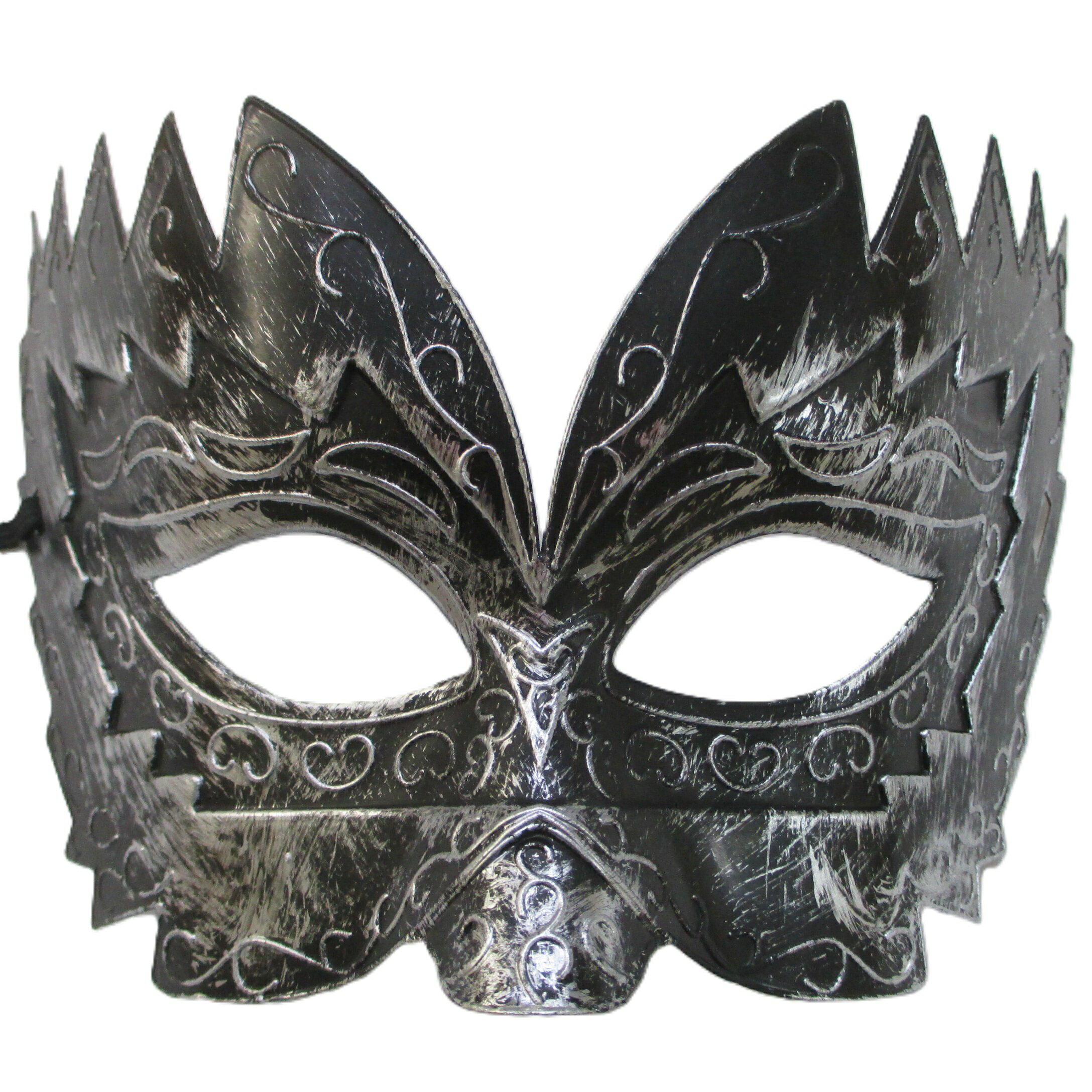 ◆詳細◆ 内容：フェイスマスク 素材：ソフトプラスチック サイズ：H15cm×W21cm メーカー：MAGICNIGHT、中国製 ◆商品説明◆ 素顔を隠したい場面に。『プリンスマスク シルバー』です。 下地が黒なので、光沢感はそこまで無く、...