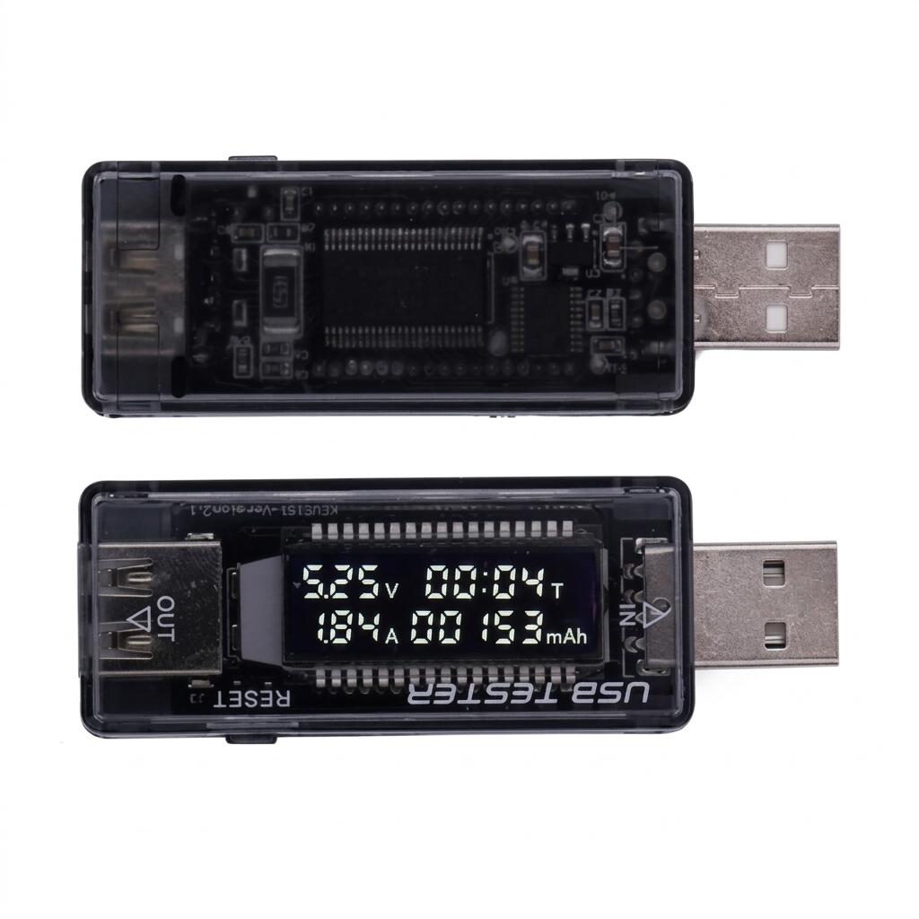 USB電流電圧テスター チェッカー 4-20V/0-3A 急速充電QC2.0 積算電流・通電時間計測 新規格QC2.0（急速充電2）に対応。 5Vのほか、9V、12Vの電圧も測定することができます。USB機器を繋げるだけで、電圧値・電流値な...