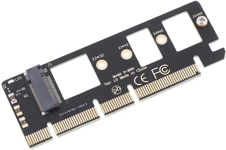 M key M.2 NGFF SSD - PCIe X4アダプター 速度とその他の特性は変更されません。 変換インターフェースのみとなります。 タイプ2230/2242/2260/2280 タイプM.2カード寸法に対応。 オペレーティングシ...