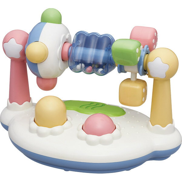 ●商品内容 対象年齢:10ヶ月〜●単3乾電池3本使用(別売)●ST合格品 ●現品約27.6×17.6×20.5cm ●ABS樹脂 ●パッケージサイズ：29.5×18×21.6 cm 850g 赤ちゃんの大好きなクルクル遊び!ユニークな形のボ...