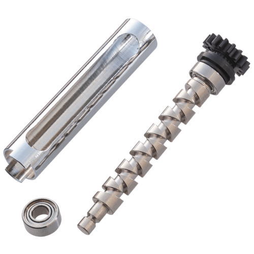 ABU4000～6000番に！進化したBBクロスバー。 クロスバーの両サイドに高精度ステンレスボールベアリングを装備しました。キャスト時の滑らかさが飛躍的にアップし飛距離に貢献します。ギアは一体式のカシメ方式ではなく、ビスによって固定されて...