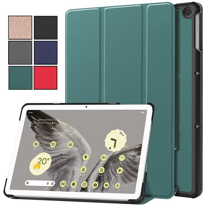 製品仕様 商品名 Google Pixel Tablet 10.95インチ用 PU革 保護ケース スマート ケース カバー 三つ折り スタンド機能 6色選択 カラー ブラック、ネイビー、グレー、ダークグリーン、レッド、ローズゴールド スペッ...