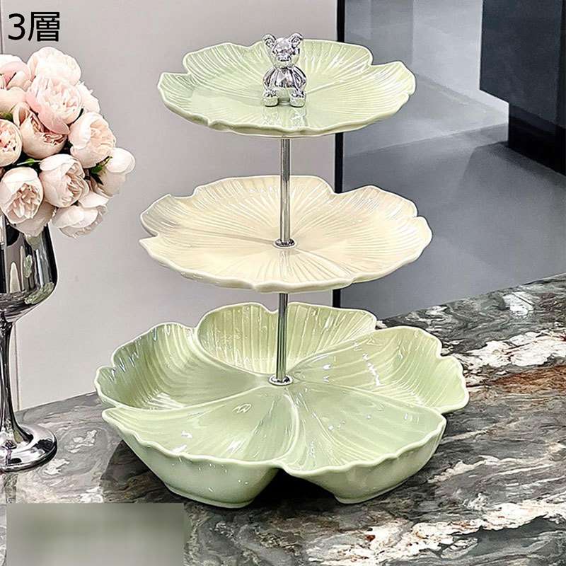　　　 ◆◇◆人気の秘密◆◇◆ 【商品サイズ】28*33cm；丈夫が特徴です。マルチファンクション、大容量で、カットケーキ、キッチン収納、雑物収納、清潔で便利です。 【セラミックス製】美しいケーキスタンドは、特別な視覚的な楽しみでお客様を感...
