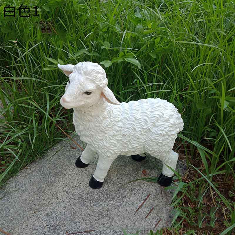 　　　 ◆◇◆人気の秘密◆◇◆ サイズ：25*10*25cm 【デザイン】優しい色合いやほのぼのしたデザインが特徴的な羊のオブジェです。キュートな動物は樹脂製です。 【実用】実用的で美しく、庭やガーデン、ベランダなどを美しく飾ることができま...