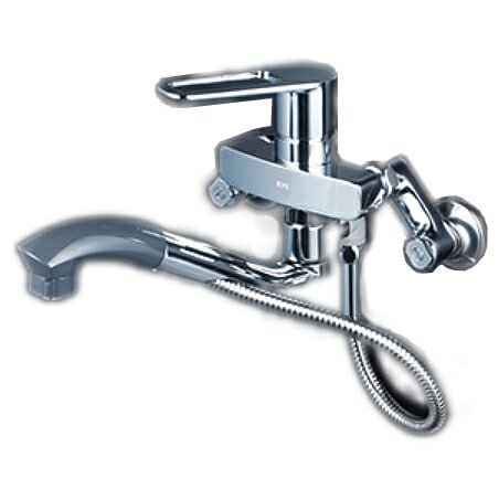 【楽天市場】【最安値挑戦中！最大25倍】KVK FSK110KSFT シングルレバー式シャワー付混合栓 オープンホース式：まいどDIY