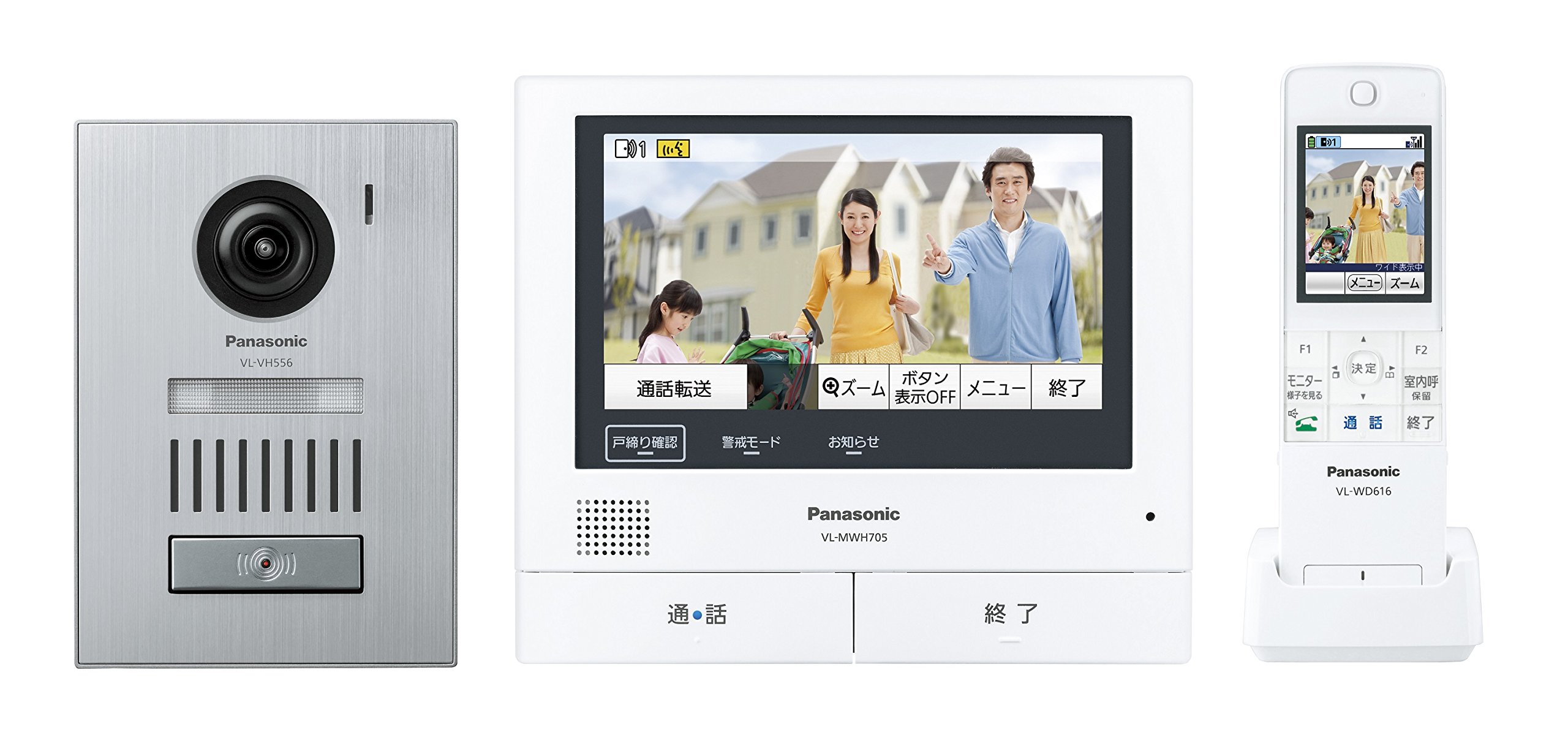 ・業界初外出中でもスマホで来客応対ができる・子供の帰宅時に会話したり、宅配便の再配達などにも便利・業界初H.264デジタルクリア信号処理で玄関子機の高画質化を実現・ワイヤレスでつながる家じゅう便利な機器連携・ワイヤレスカメラや開閉・ドアセン...