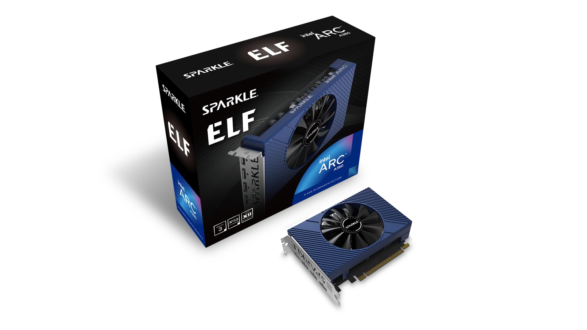 ・Intel ARK A380 Xe-Core 8 Intel XMX Engines 128・6GB GDDR6 15.5Gbps 96bit | PCIE 4.0 x8・GPU Clock 2000MHz・1x HDMI 2.0b / ...