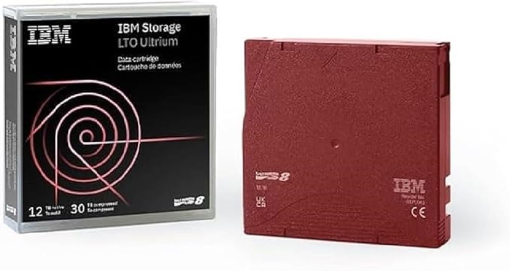 ・IBM LTO Ultrium 8 RW データカートリッジ 12TB/30TBIBM LTO-8 RW Ultrium データカートリッジ