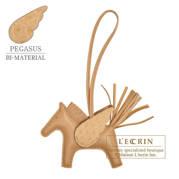 エルメス ロデオチャーム。 【ロデオチャームペガサスタッチ】存在感あふれる最高級素材アリゲーターマットがエルメスバッグを品格たっぷりに彩るプレミアムアクセサリー！ ロデオチャームは、かわいらしく、楽しげでありつつもエルメスのエスプリを感じさ...