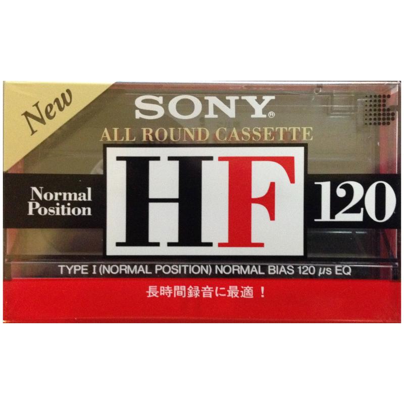 SONY HF 120 Normal Position ノーマル カセットテープ [Type1] 120分ノーマルポジション片面60分/往復120分