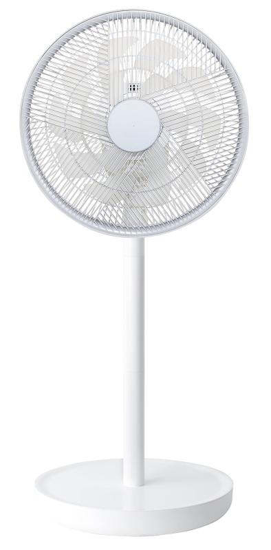電響社(Denkyosha) ZEPEAL ゼピール 充電式DCフルリモコンリビング扇風機 DJC-E550M ホワイト12段階風量切替リモコンで　首振り操作が可能AC/充電両用上下・左右自動首振りフル充電時の連続使用時間：約2～8時間