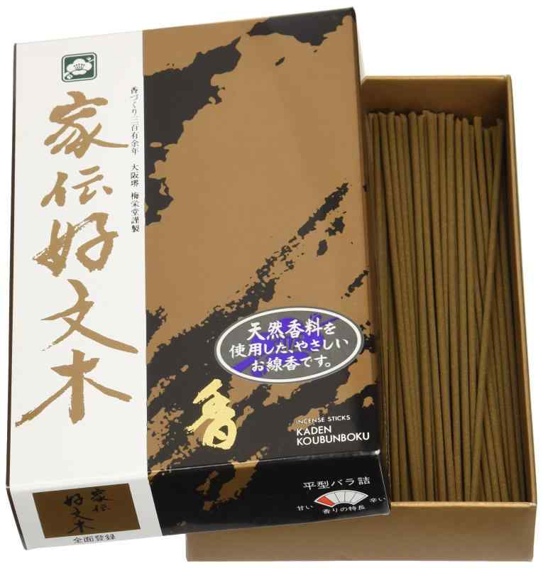 梅栄堂のお線香 家伝好文木 平型バラ詰原産国 :日本