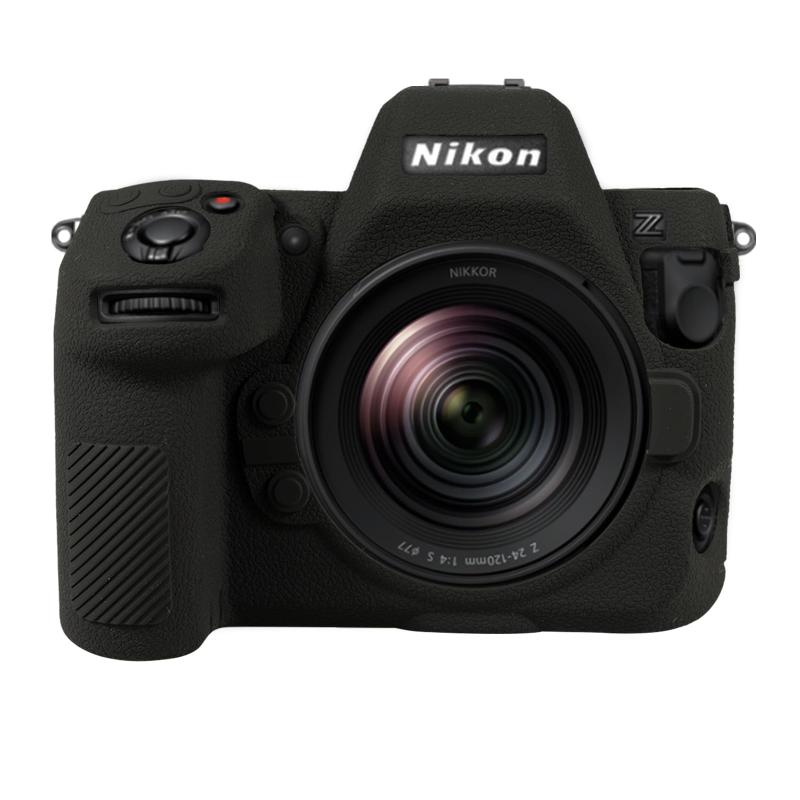 Easy Hood カメラケース Nikon Z 8ミラーレスカメラ用ケース 保護ケース アンチスクラッチ 柔らかいシリコーンのカメラ カバー カメラのボディ保護装置 ブラックソフトシリコン素材 丈夫でソフトなシリコン素材でできており、水洗...