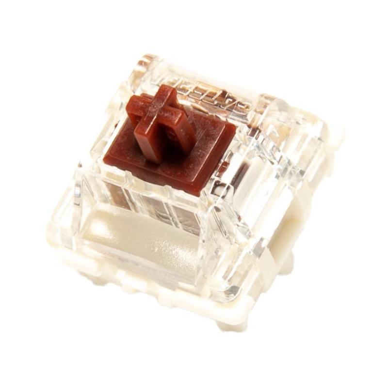 Gateron G Pro 3.0 Brown/キーボードスイッチ メカニカルキーボード用（35個入りボックス）タクタイルスイッチ5ピン総トラベル：最大4.0 mm作動トラベル：2.0±0.6 mm作動フォース：55±15 gf