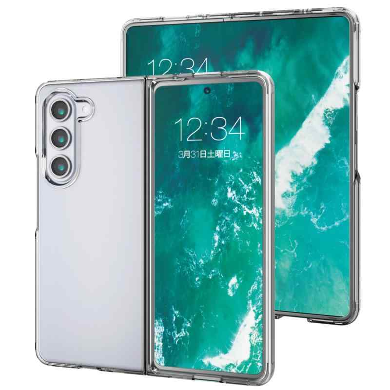 エレコム Galaxy Z Fold5 SC-55D SCG22 ケース ハードケース 薄型 ポリカーボネート クリア PM-G235PVKCR極薄でケースを付けていないかのようなスリムスタイルと、各種コネクターやボタン周りまでケースが覆う...