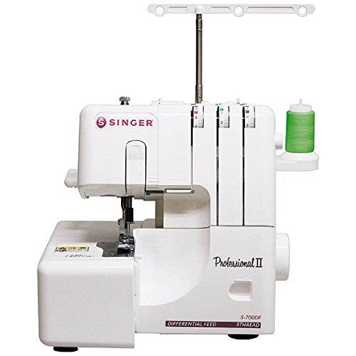 SINGERシンガー プロフェッショナル2 1本針3本糸ロックミシン フットコントローラー式 S-700DF ホワイトサイズ：幅345mm×奥行き280mm×高さ315mm（糸立棒収納時）本体重量:6.5kg素材・材質:アルミダイキャスト、...