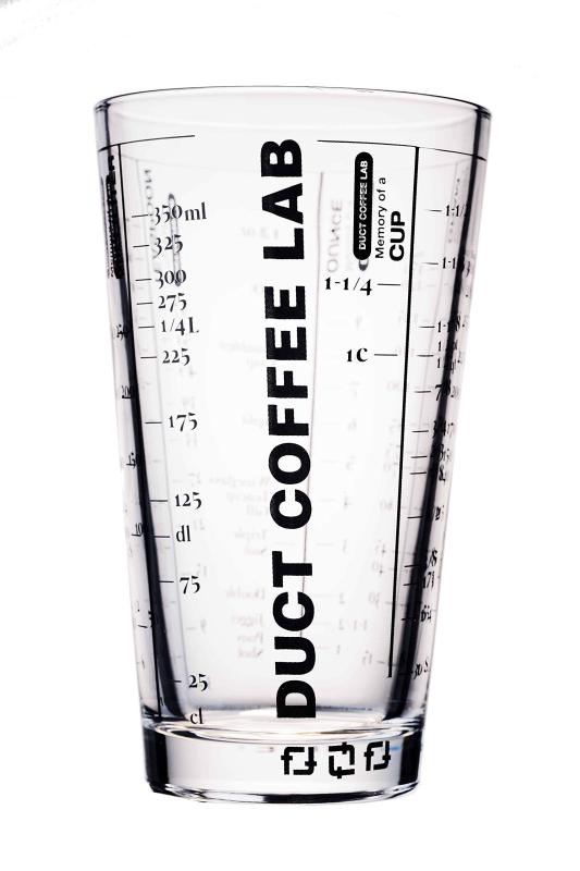 DUCT COFFEE LAB オリジナルメジャーグラス容量：480ml本体サイズ：Φ89×H150