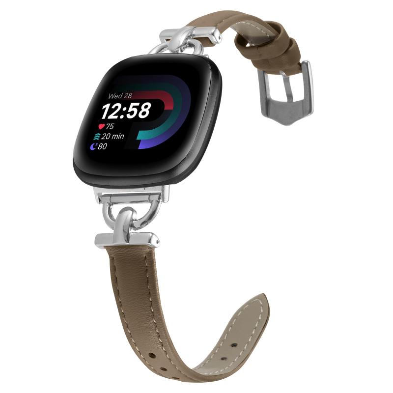 [ReHowy] バンド Fitbit Versa 4 / Versa 3 / Fitbit Sense 2 / Sense 対応 レザーバンド 革 交換バンド ビジネス風 軽量 柔軟 替えベルト サイズ調節可能 交換ベルト コンパチブル ...