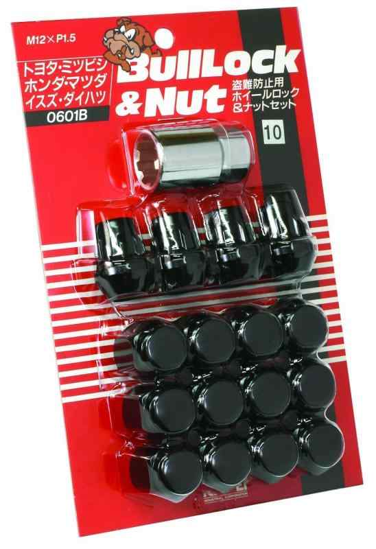 KYO-EI(協永産業) Bull Lock [ 袋タイプ 21HEX ] M12 x P1.5 4H車用 [ 個数:16P ] [ 品番 ] 0601B盗難防止用ホイールロック&amp;ナットセットサイズ:M12×P1.5 [21HEX]...