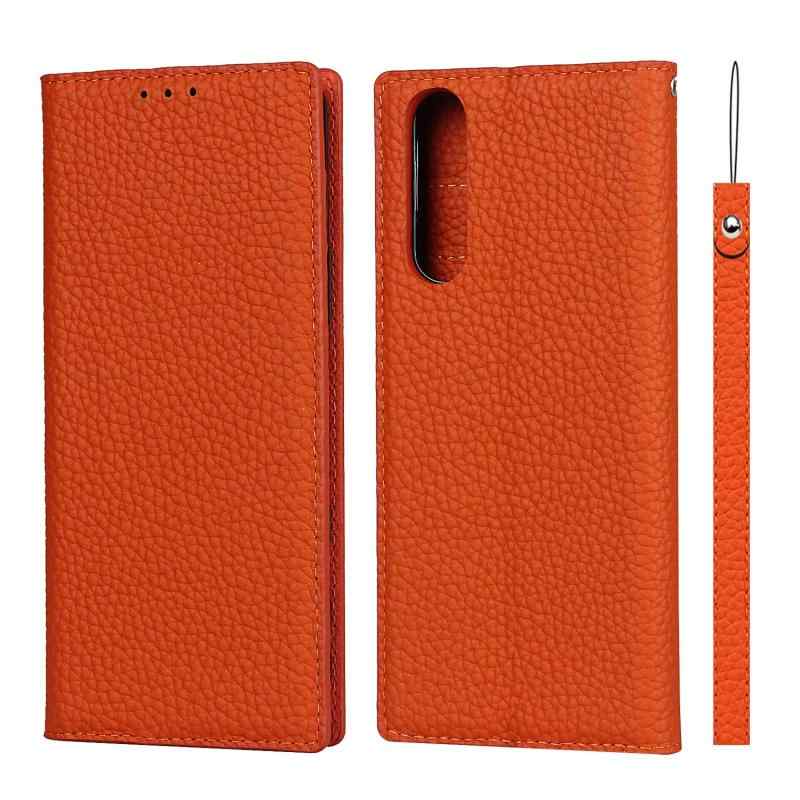 Litchi pattern case for Xperia 5 II